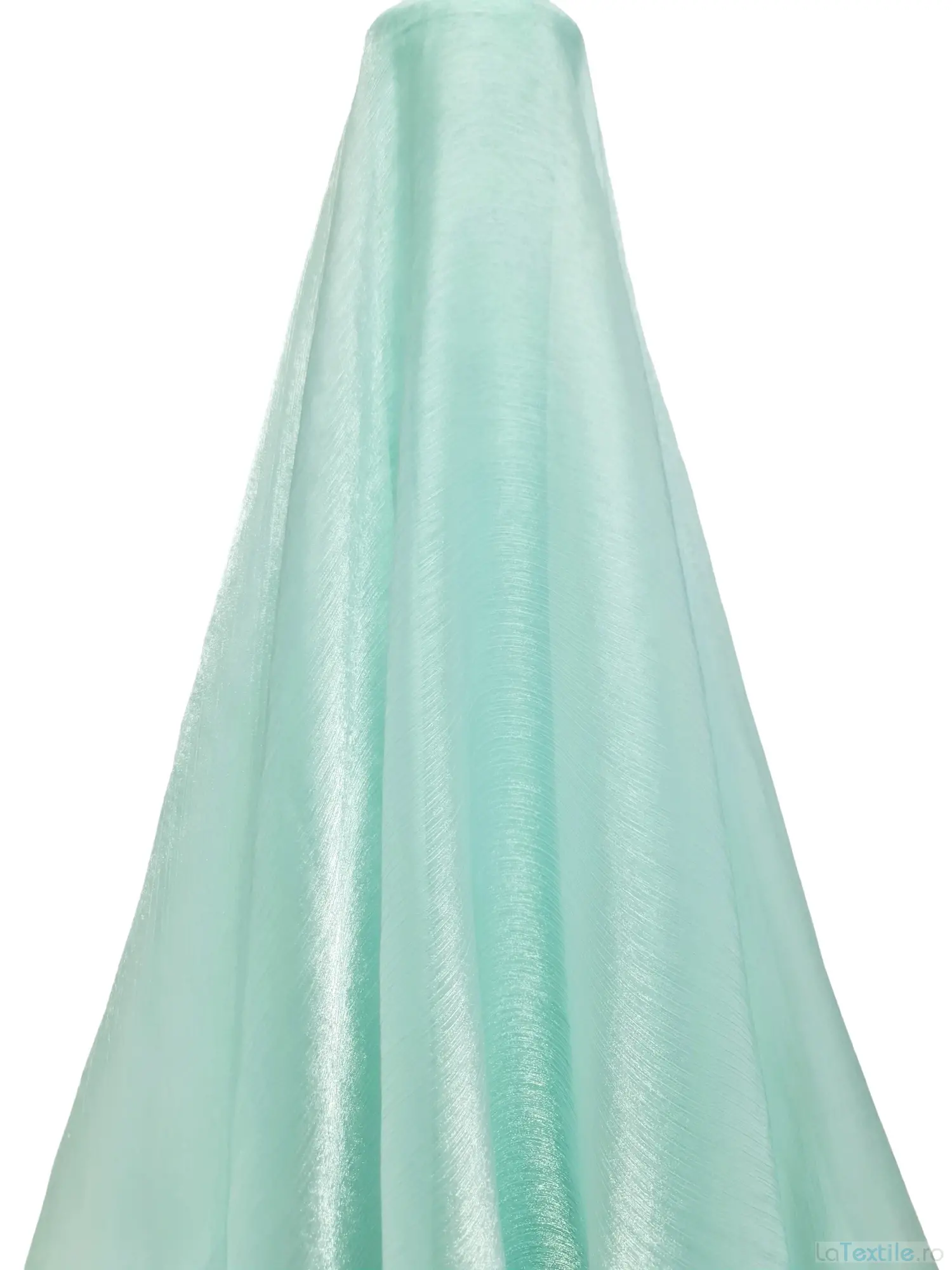 Organza usor creponata verde menta